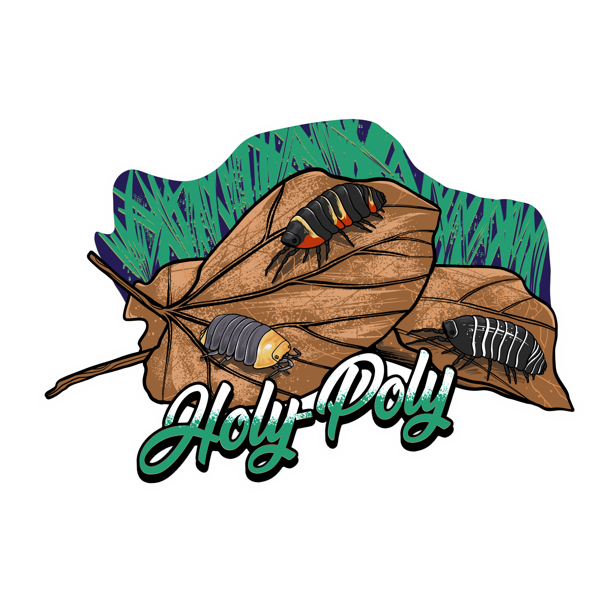 Holy-Poly Logo Sticker (4x3) – Holy-Poly Isopods