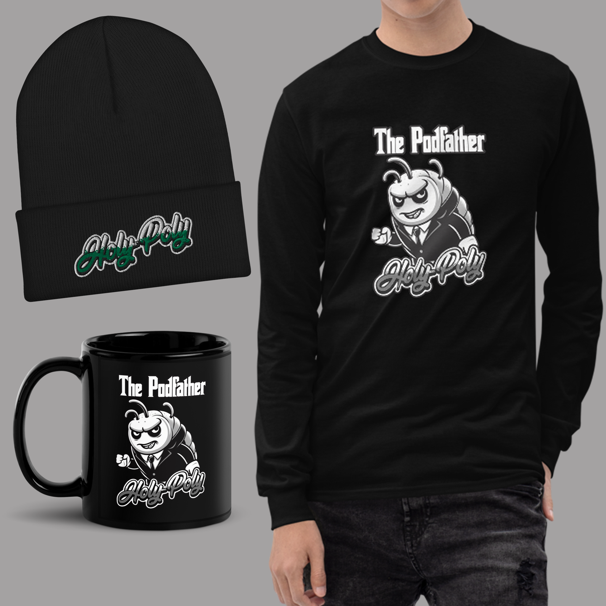 The Podfather - Black Winter Bundle – Holy-Poly Isopods
